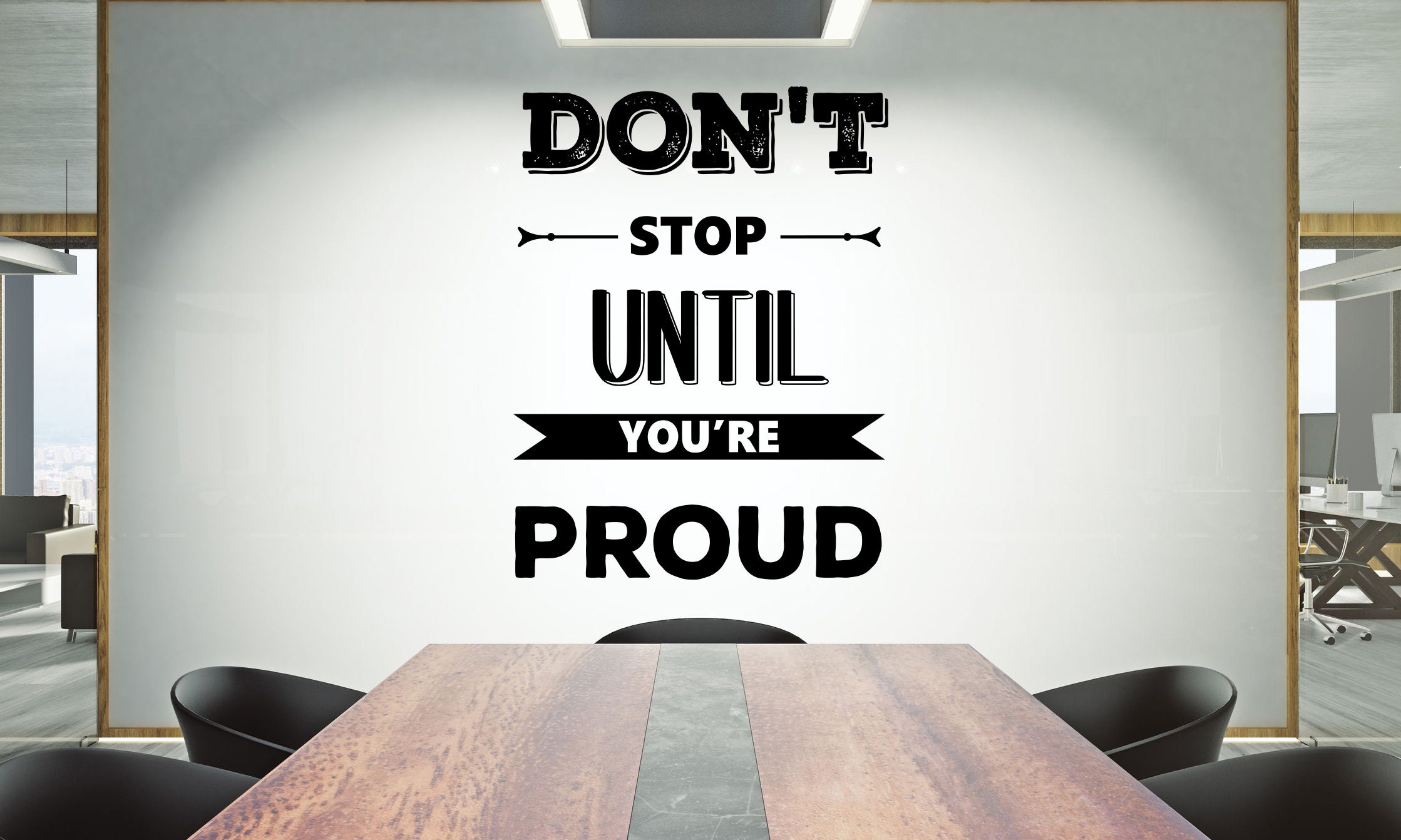 Office Wall Decal Teamwork Quote Wall Sticker Office Decor - Etsy