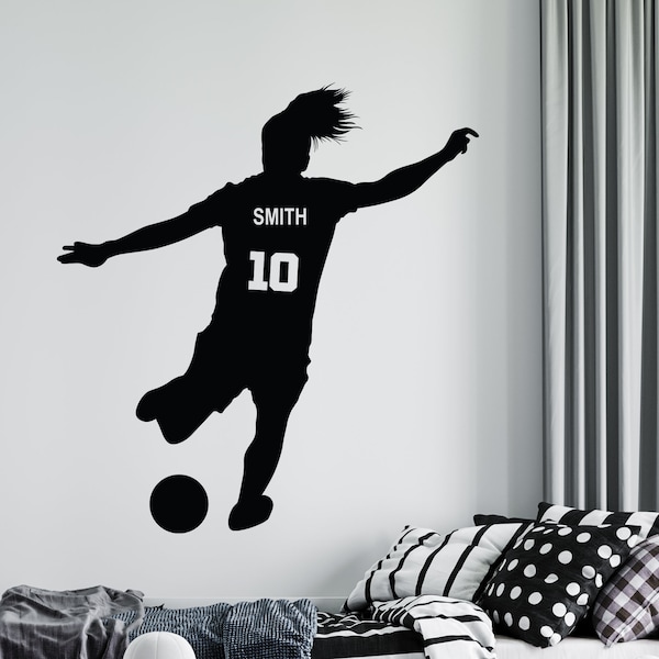 Soccer Wall Decal - Etsy