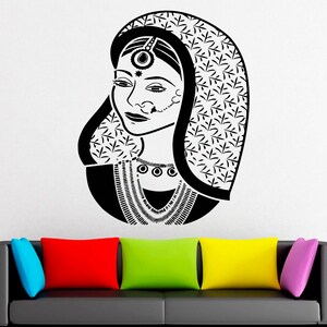 India Yoga Elephant Buddha Indian Decal Window Sticker Room Vinyl ...