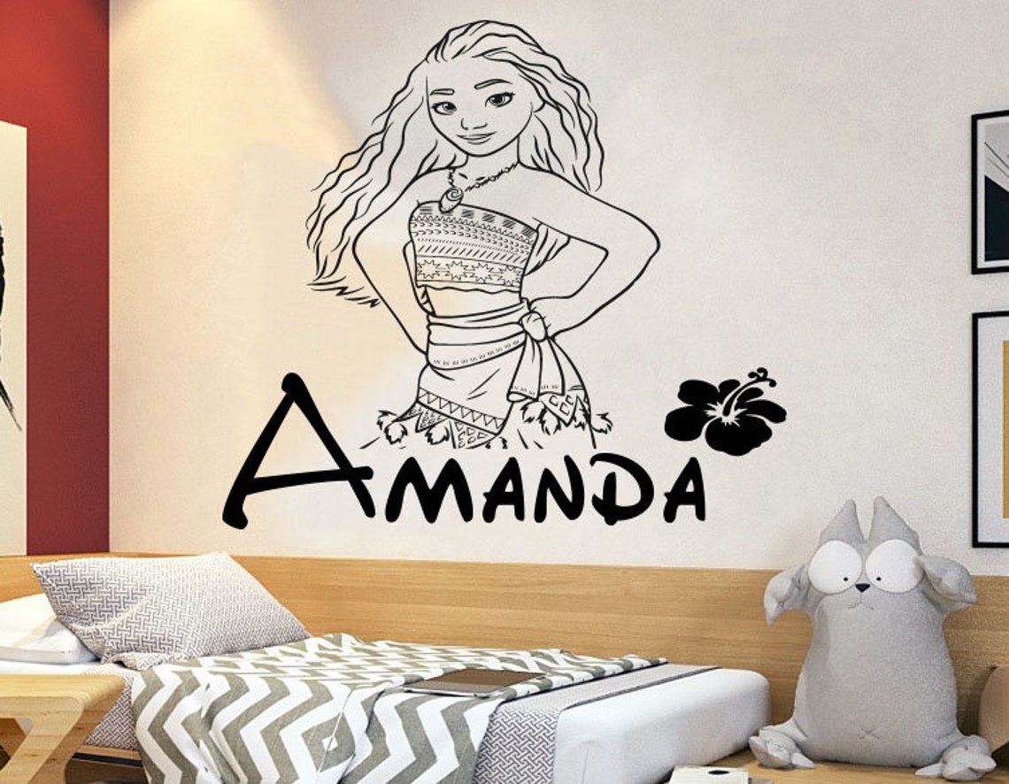 Moana Wall Decal: Disney Movie Quote, Girls Room Decor Z136 - Etsy