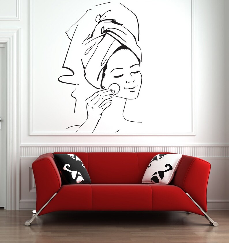 Spa salon Wall Decals Facials Skincare Quote Wall Sticker | Etsy