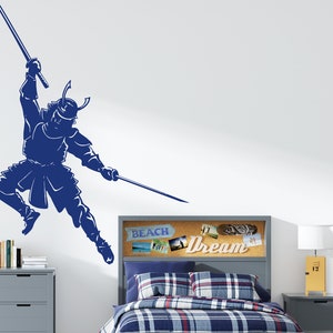 Ninja Wall Decal | Samurai Wall Sticker | Warrior Wall Decor | Decals ...
