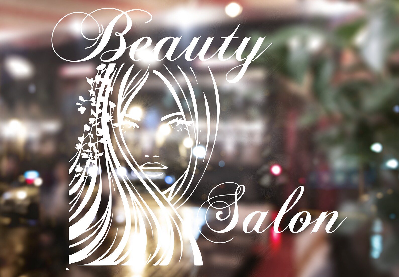 Beauty Salon Wall Decal Makeup Artist Wall Sticker Cosmetics | Etsy