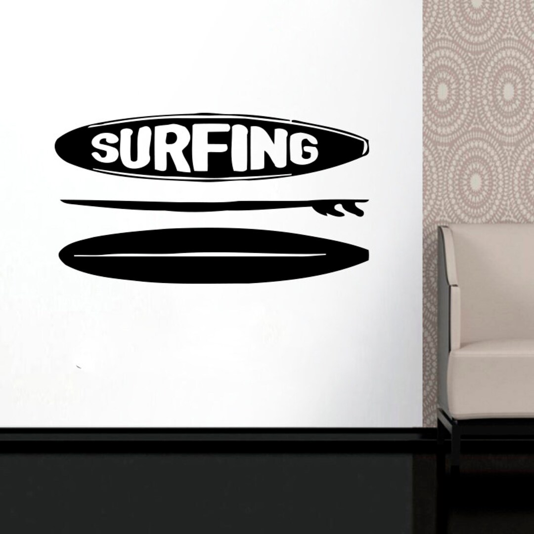 Surfing Surfer Board Wave Ocean Extreme Wall Sports Wall Decor Wall ...