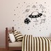 Alien Invasion Wall Decal Space Wall Sticker UFO Decals for Kids 5152 ...