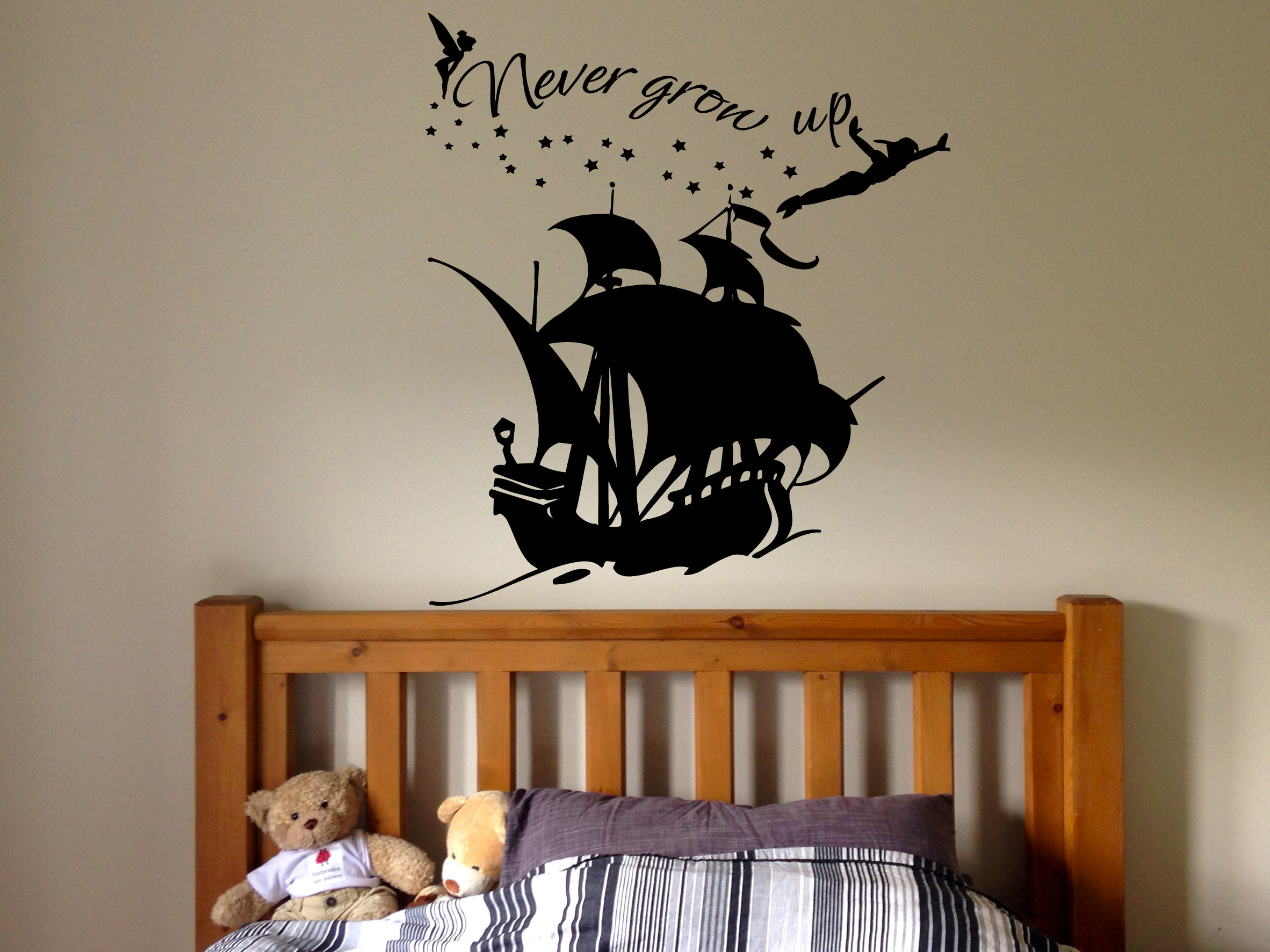 Tinkerbell Wall Decal Tinkerbell Quote Fairy Pixie Dust | Etsy
