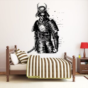 Ninja Wall Decal | Samurai Wall Sticker | Warrior Wall Decor | Decals ...