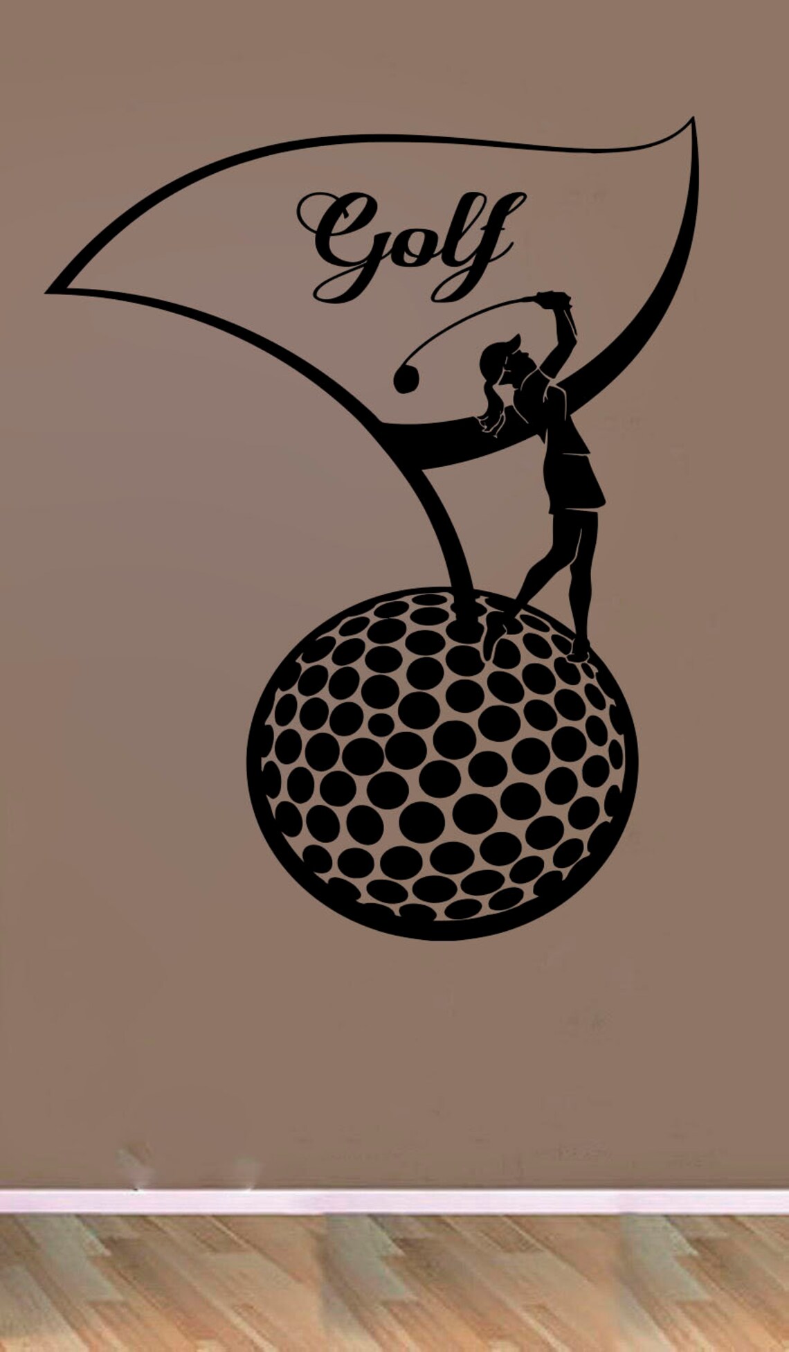 Golf Wall Decal Golf Wall Sticker Golf Wall Decor 2273 | Etsy