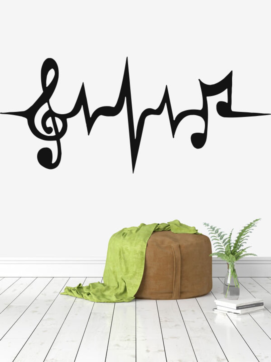 Music Notes Wall Decal: Vinyl Music Decor 408t - Etsy