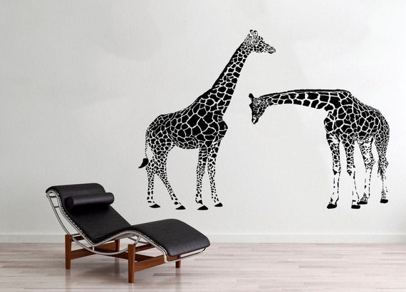 Zebra Wall Decal Zebra Wall Decor Zebra Wall Sticker | Etsy