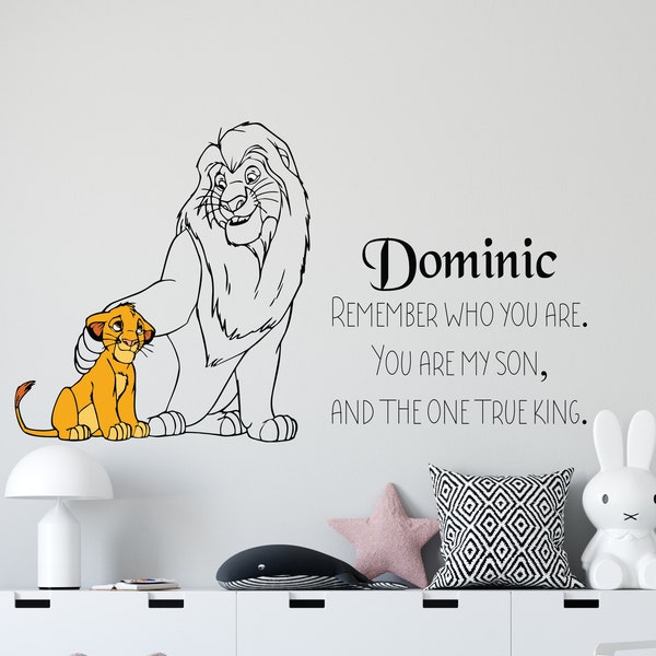 Custom Name Lion King Simba - Etsy