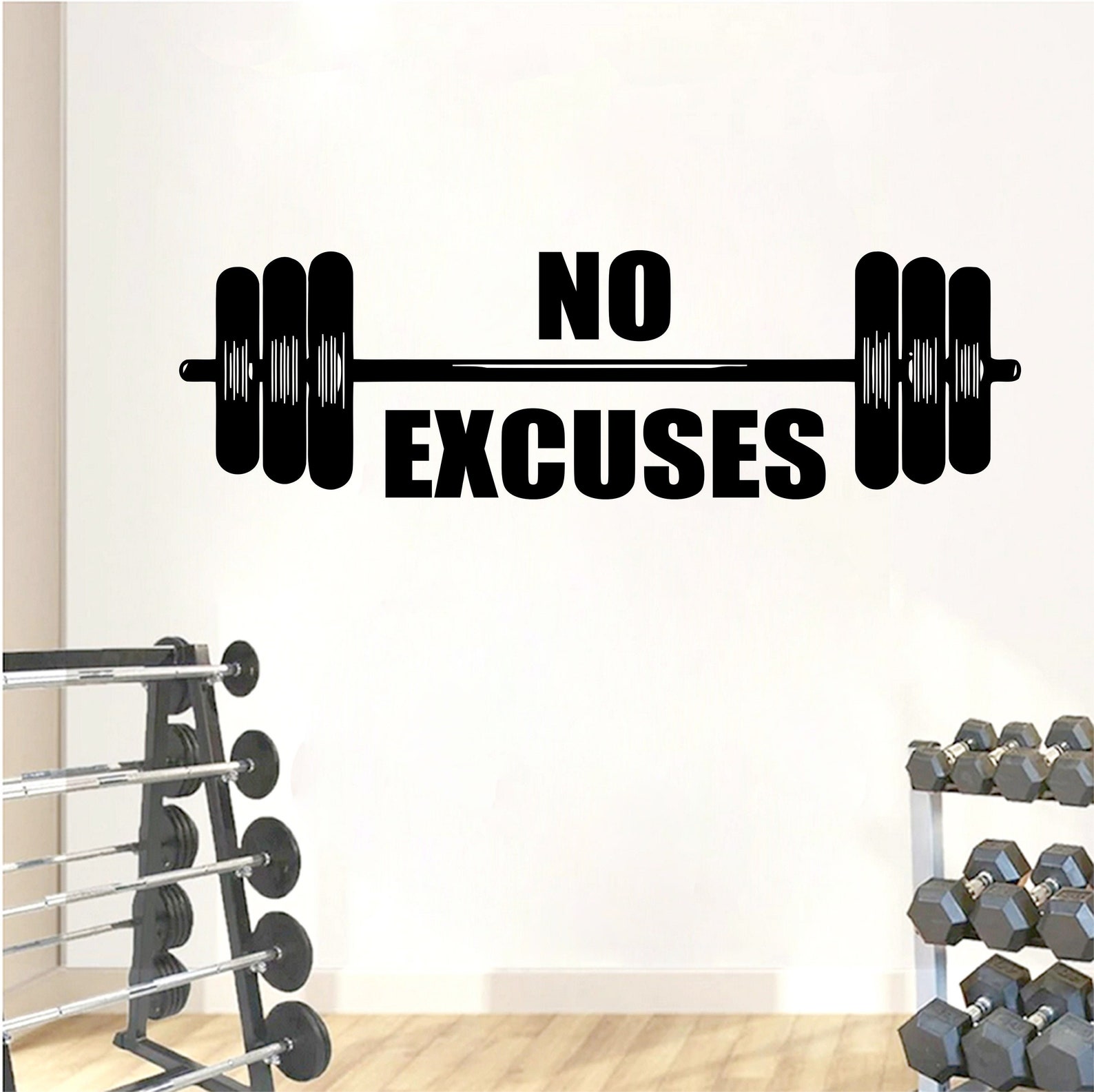 Fitness Wall Decal Workout Wall Decal Gym Wall Decor - Etsy