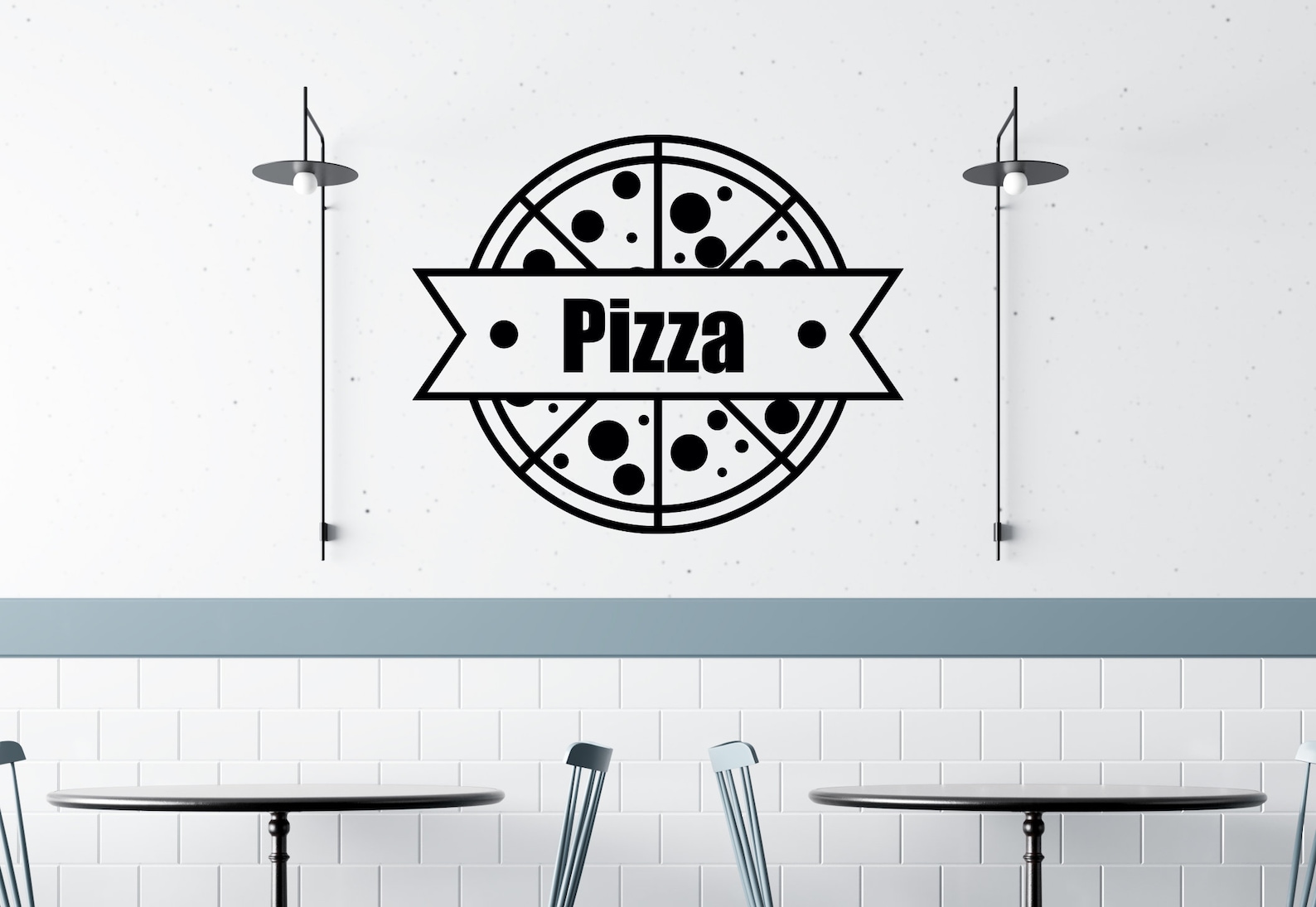 Pizza Wall Decal Vinyl Sticker for Pizzeria Decorations - Etsy