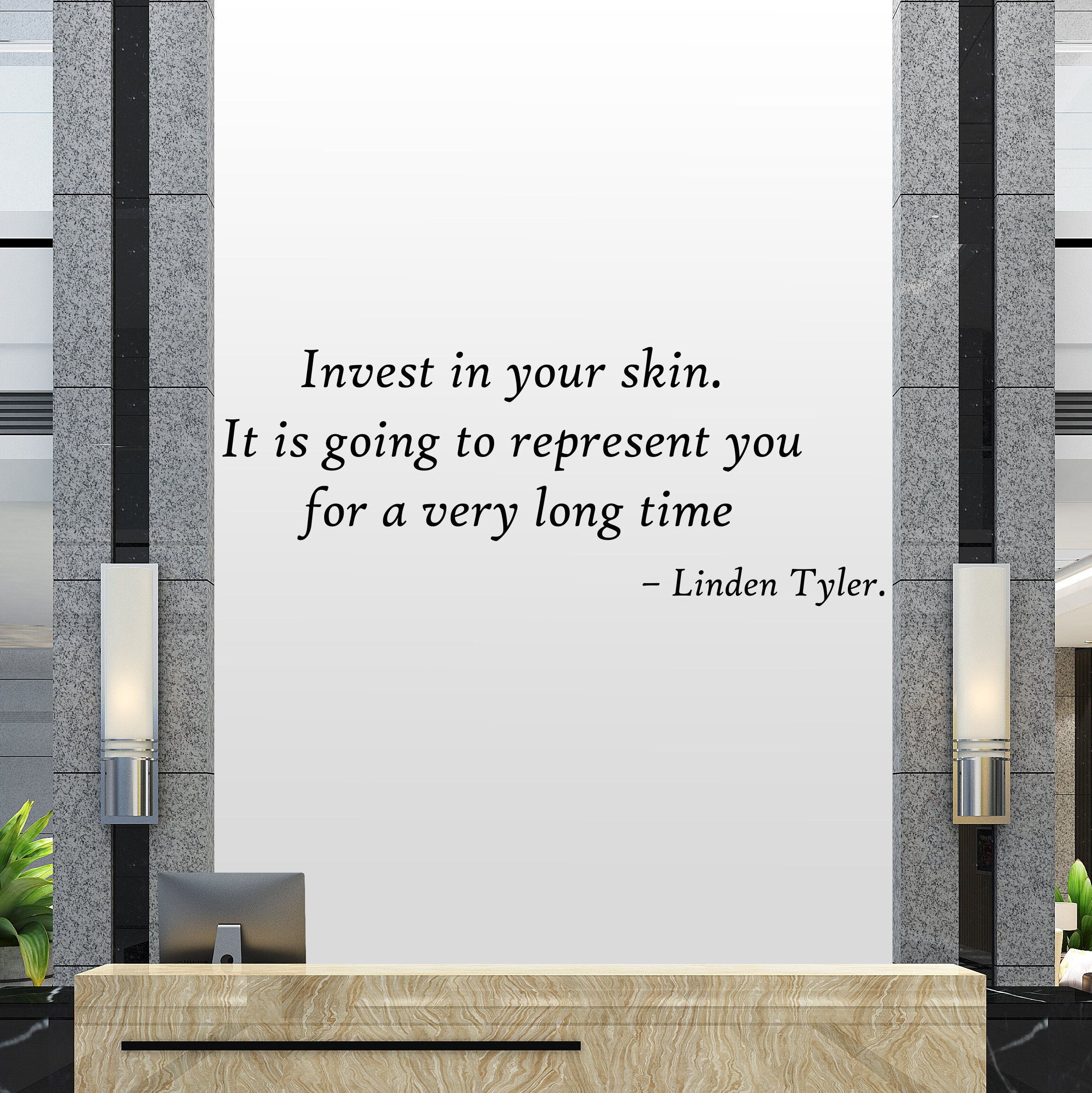 Spa Salon Wall Decals Facials Skincare Quote Wall Sticker - Etsy