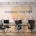 Office Wallpaper Core Values Wall Graphics Peel and Stick Teamwork ...