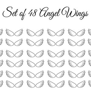 Personalized Name Angel Wings Wall Decal | Angel Wall Decor for Nursery ...