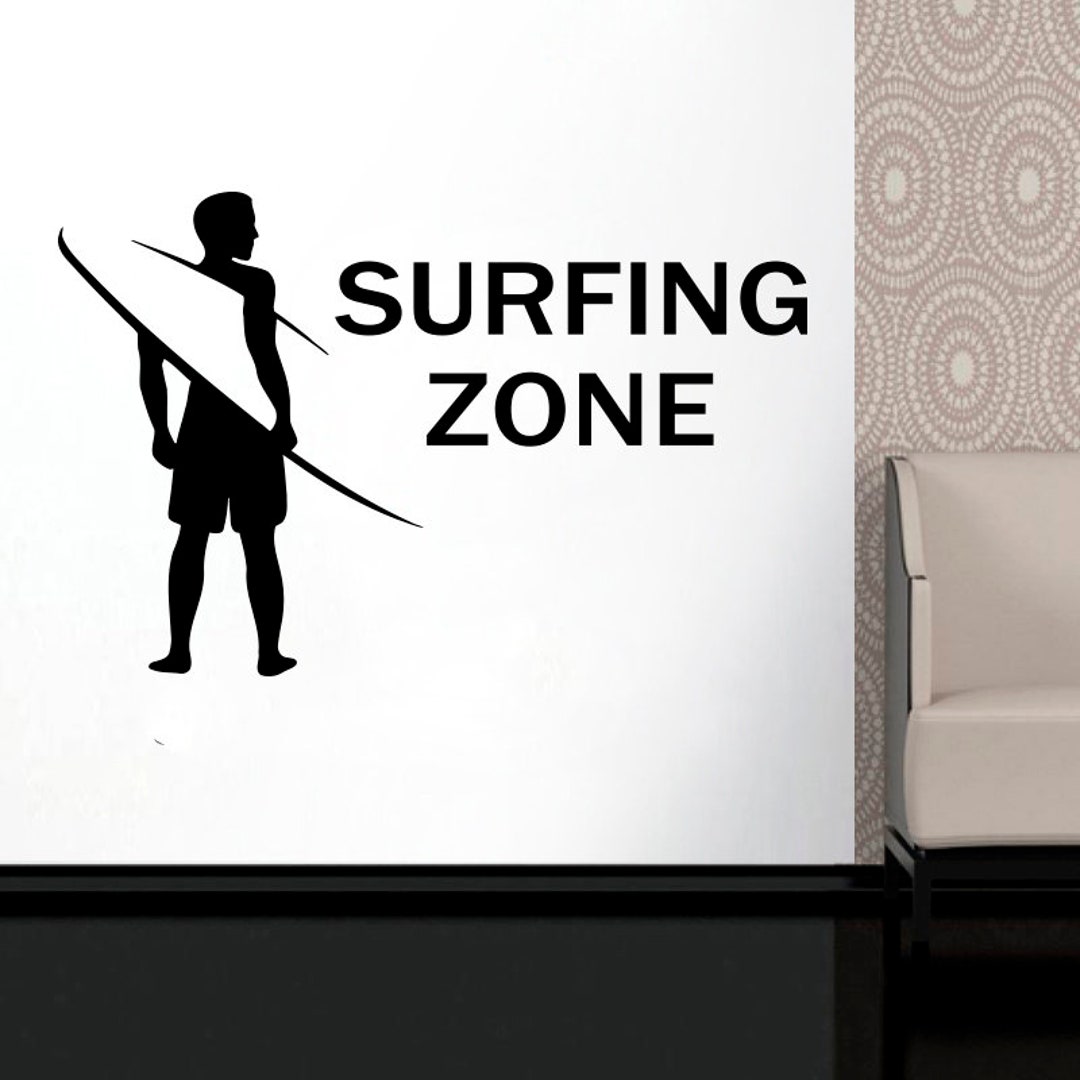 Surfing Surfer Board Wave Ocean Extreme Wall Sports Wall Decor Wall ...