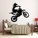 Motocross Wall Decal Motorcycle Wall Sticker Dirt Bike Wall - Etsy