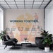 Office Wallpaper Core Values Wall Graphics Peel and Stick Teamwork ...