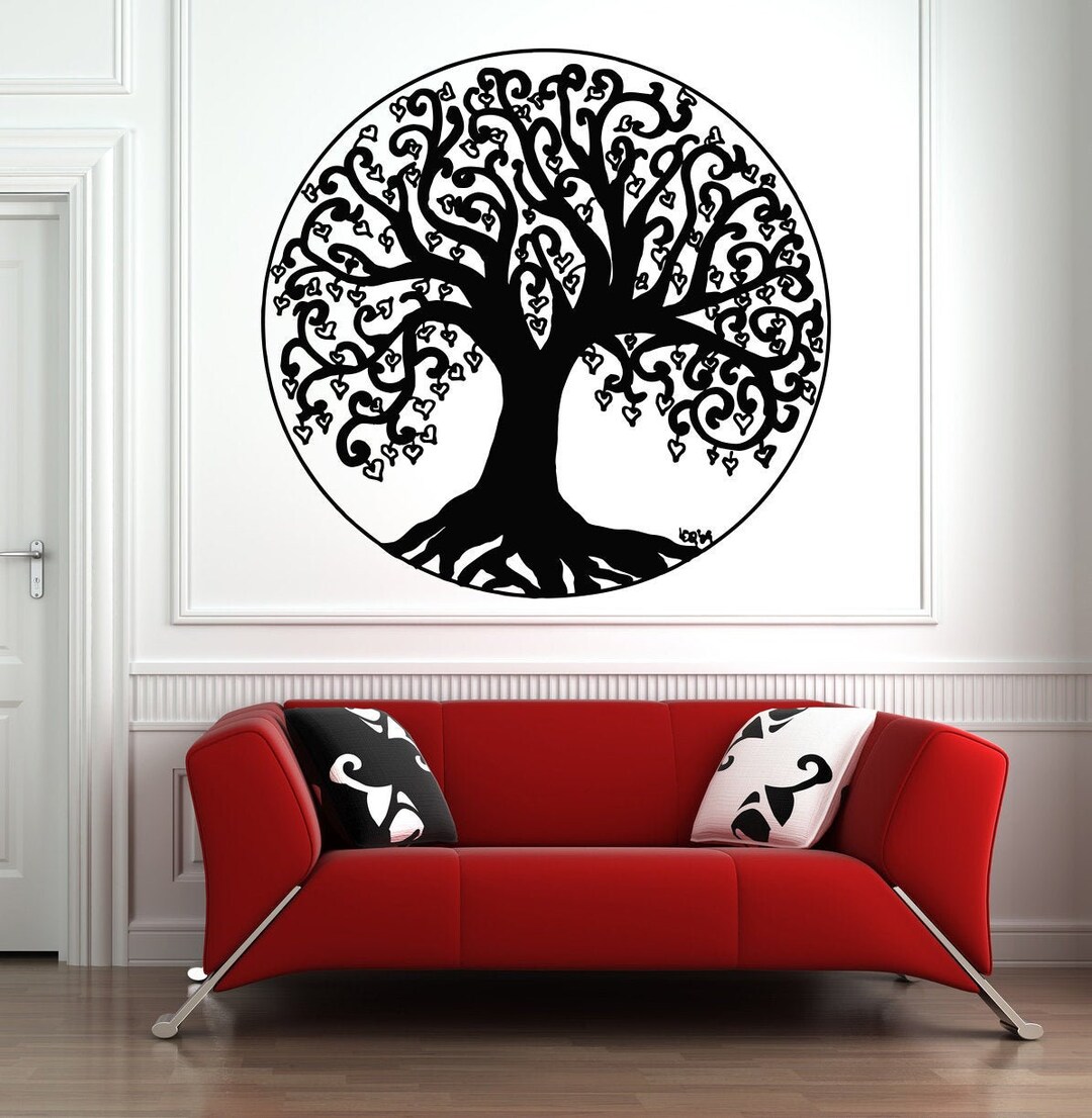 Tree of Life Wall Decal: Celtic Roots Vinyl Art Bo2360 - Etsy