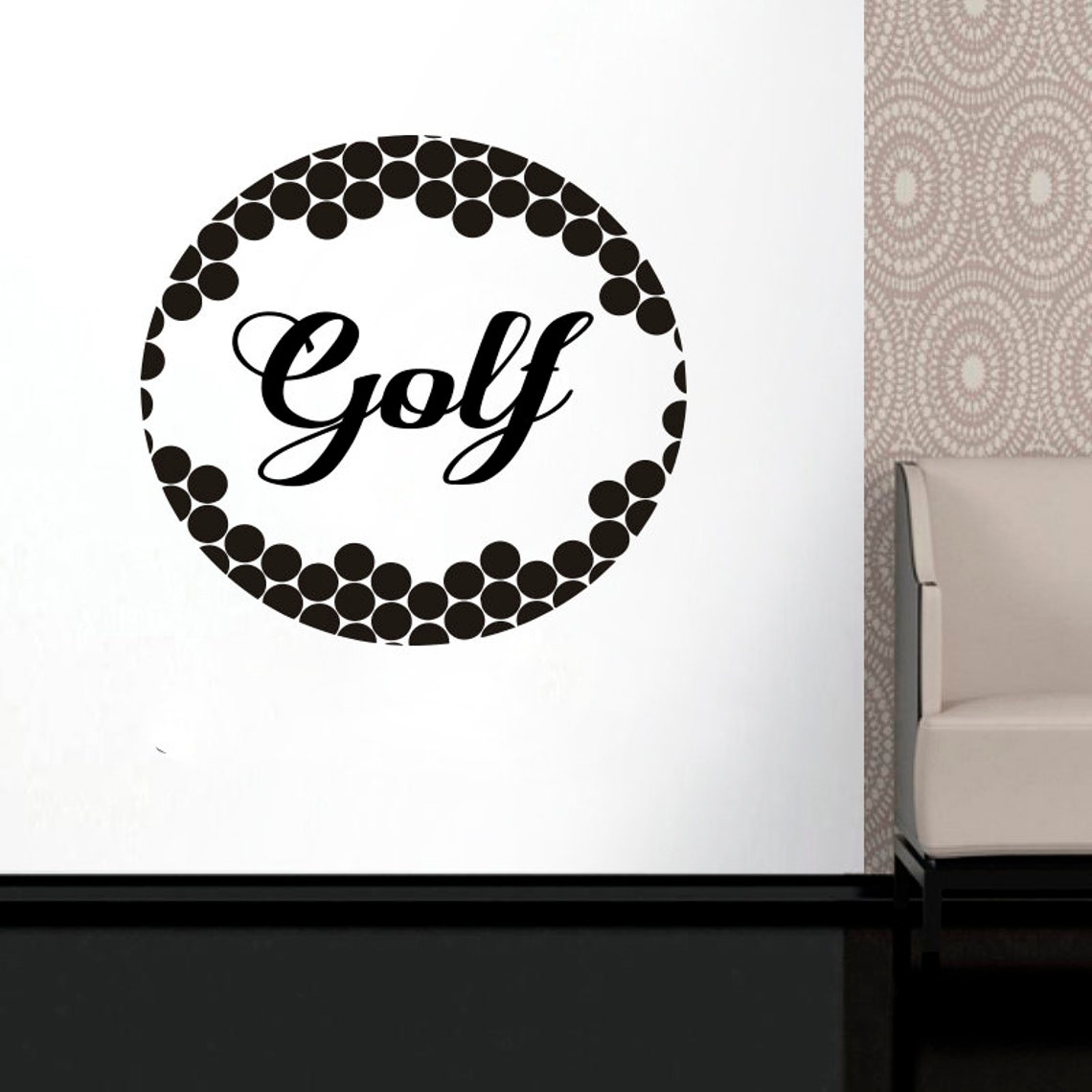 Golf Wall Decal Golf Wall Sticker Golf Wall Decor 2275 | Etsy