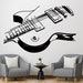 Guitar Vinyl Wall Decal Music Musical Notes Instrument Room Stickers ...