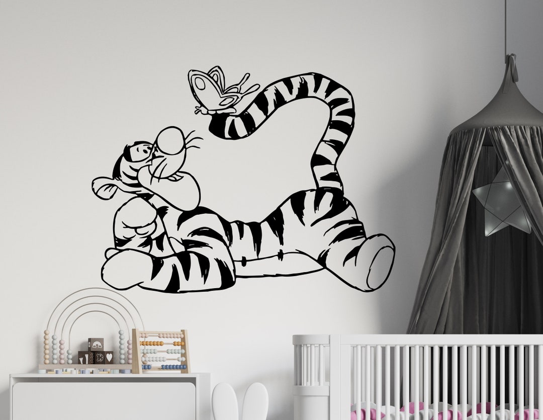 Winnie the Pooh Wall Decal Quotes Tigger Piglet Boy and Girl Name Decal ...
