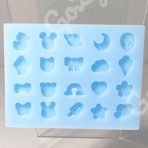 Cubby Kawaii Heart Shaker 2in Silicone Mold Jewelery Making - Etsy