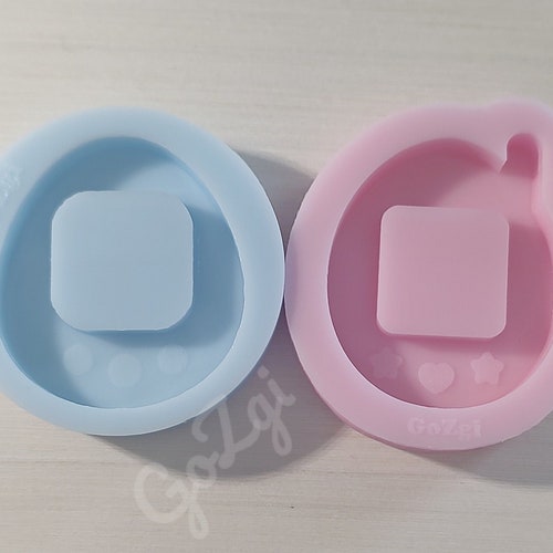 Cubby Kawaii Heart Shaker 2in Silicone Mold Jewelery Making - Etsy