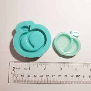 Cubby Kawaii Peach Shaker 2in Silicone Mold for Jewelery | Etsy