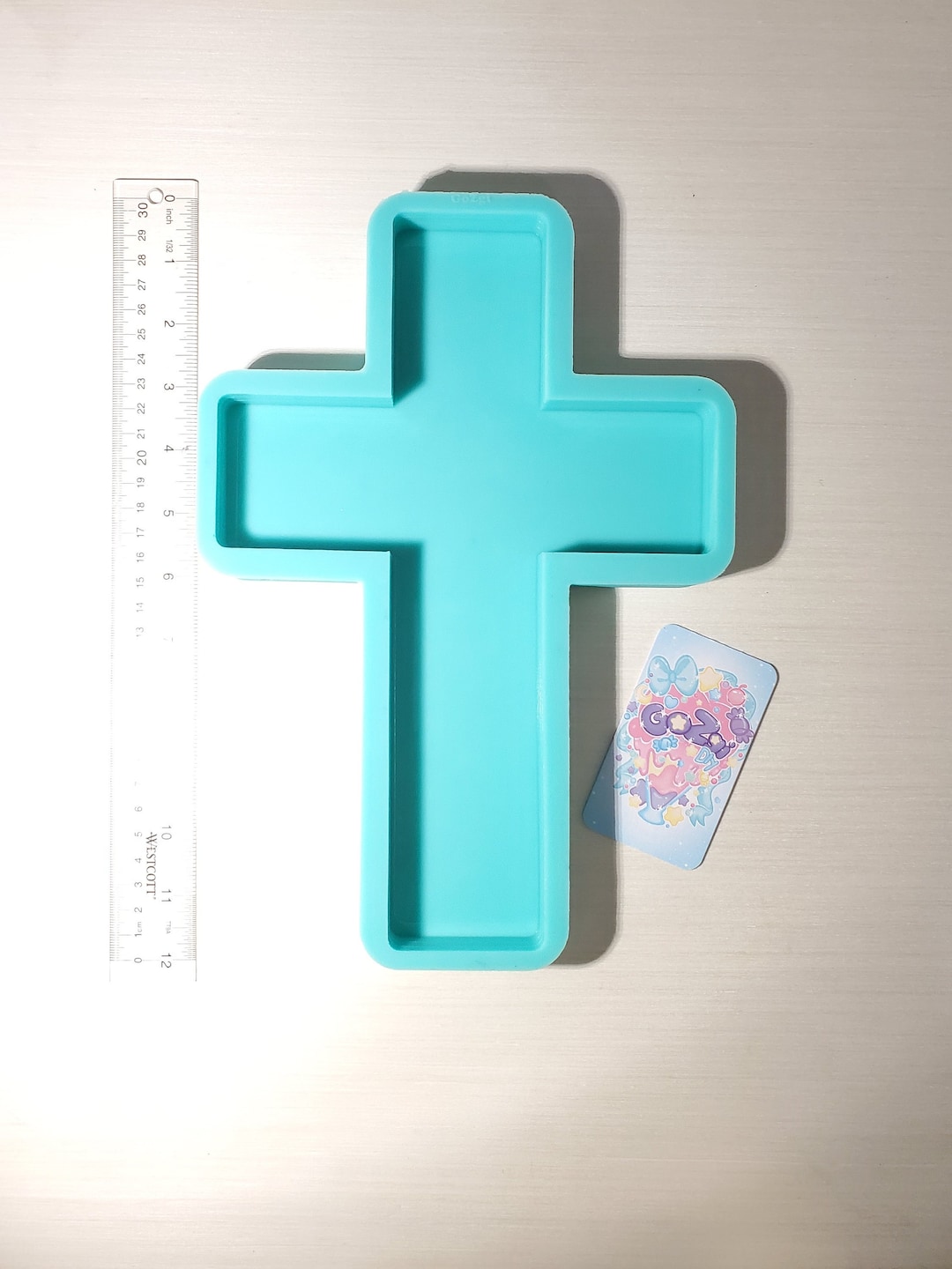 11 Inch XL Thick Cross About 3/4 Inch Thick Wall Decor Shiny Finish ...