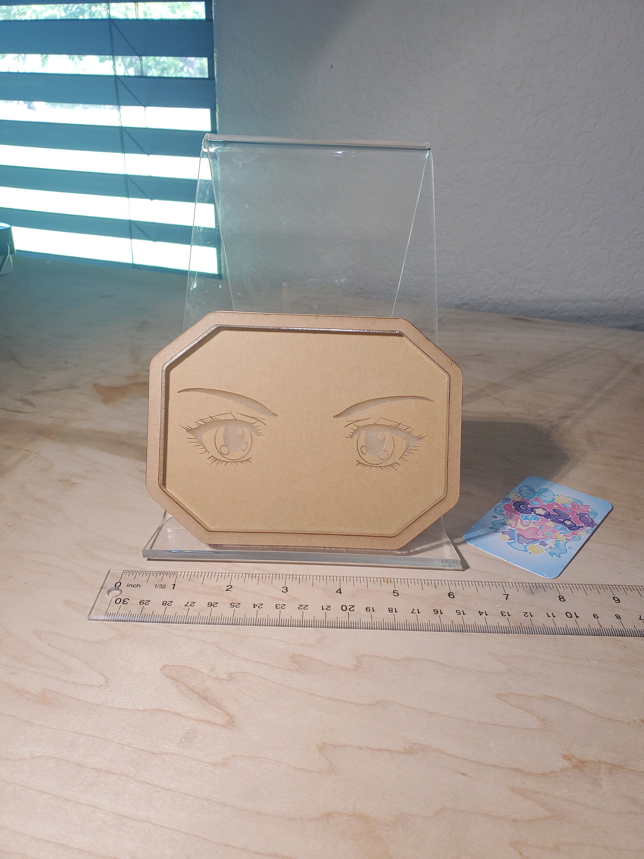 6 Inch Octagon Magical Girl Tray Anime Eyes Silicone Mold | Etsy