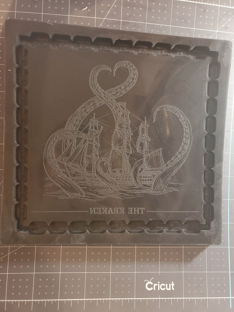 XL Kraken Story Tray Ship Dish or Wall Decor Acrylic Cut and | Etsy