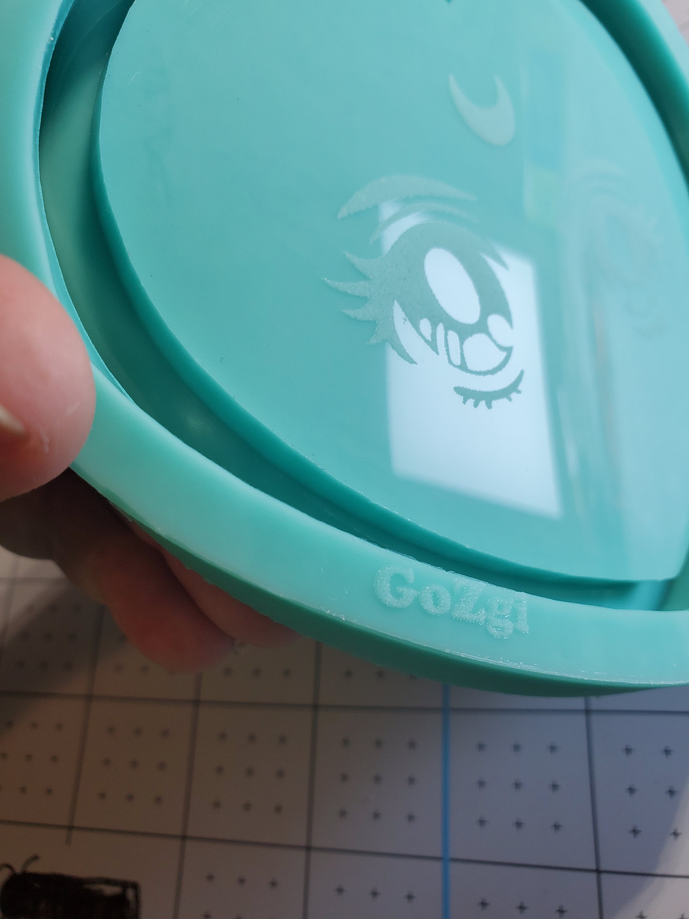 Magical girl trinket tray anime eyes silicone mold 5in and 1/2 | Etsy