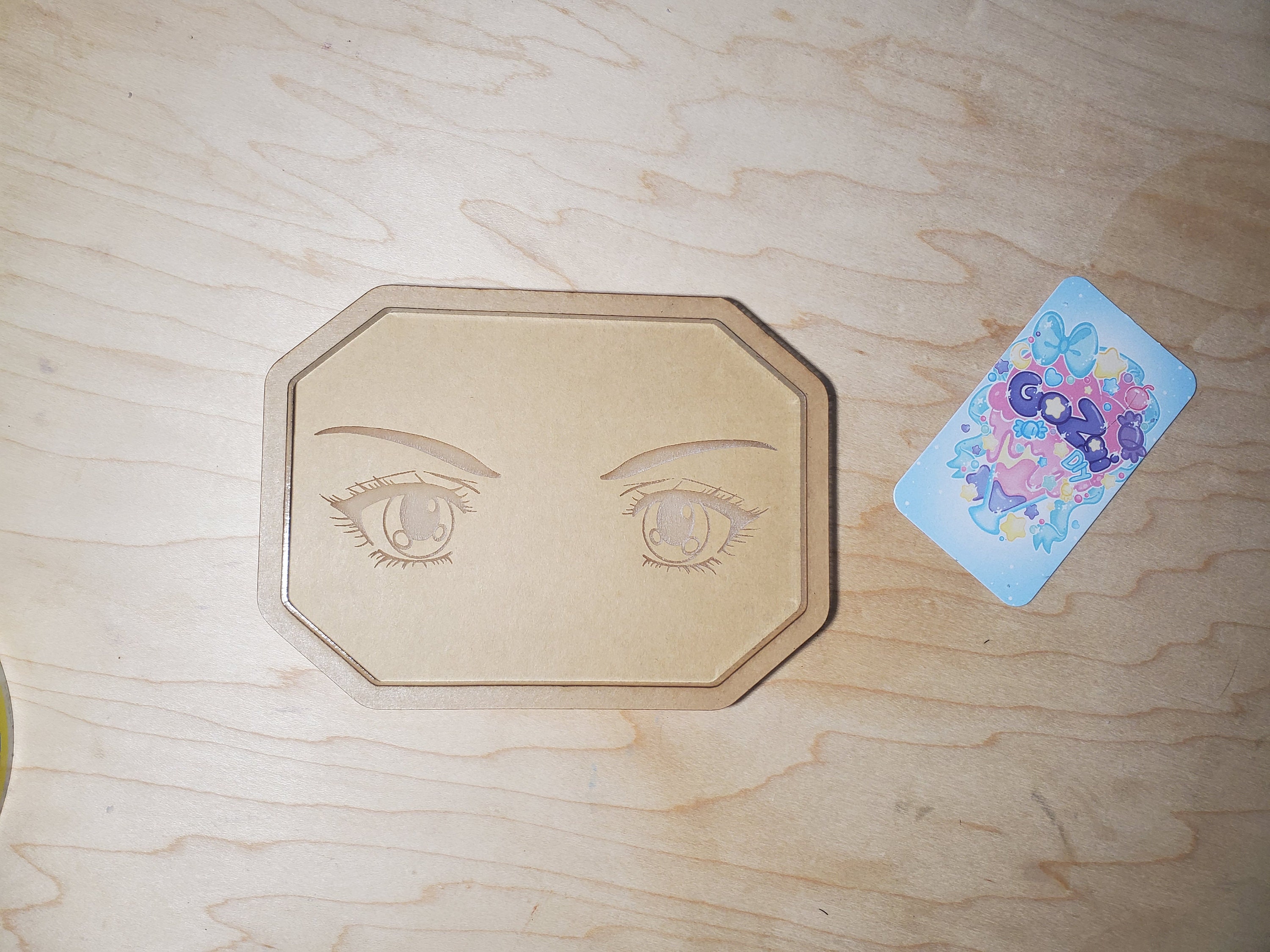 6 Inch Octagon Magical Girl Tray Anime Eyes Silicone Mold | Etsy