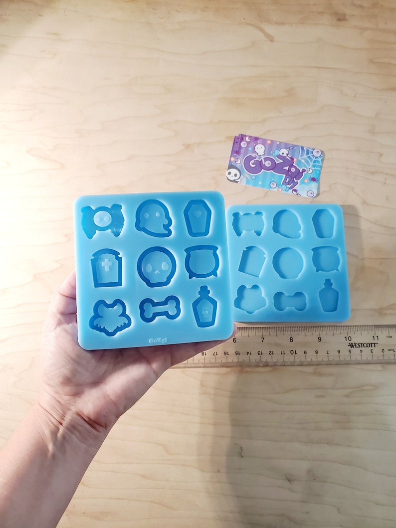 9 Mini DIY EZ Shakers Silicone Mold Pendant Charm Keychain - Etsy