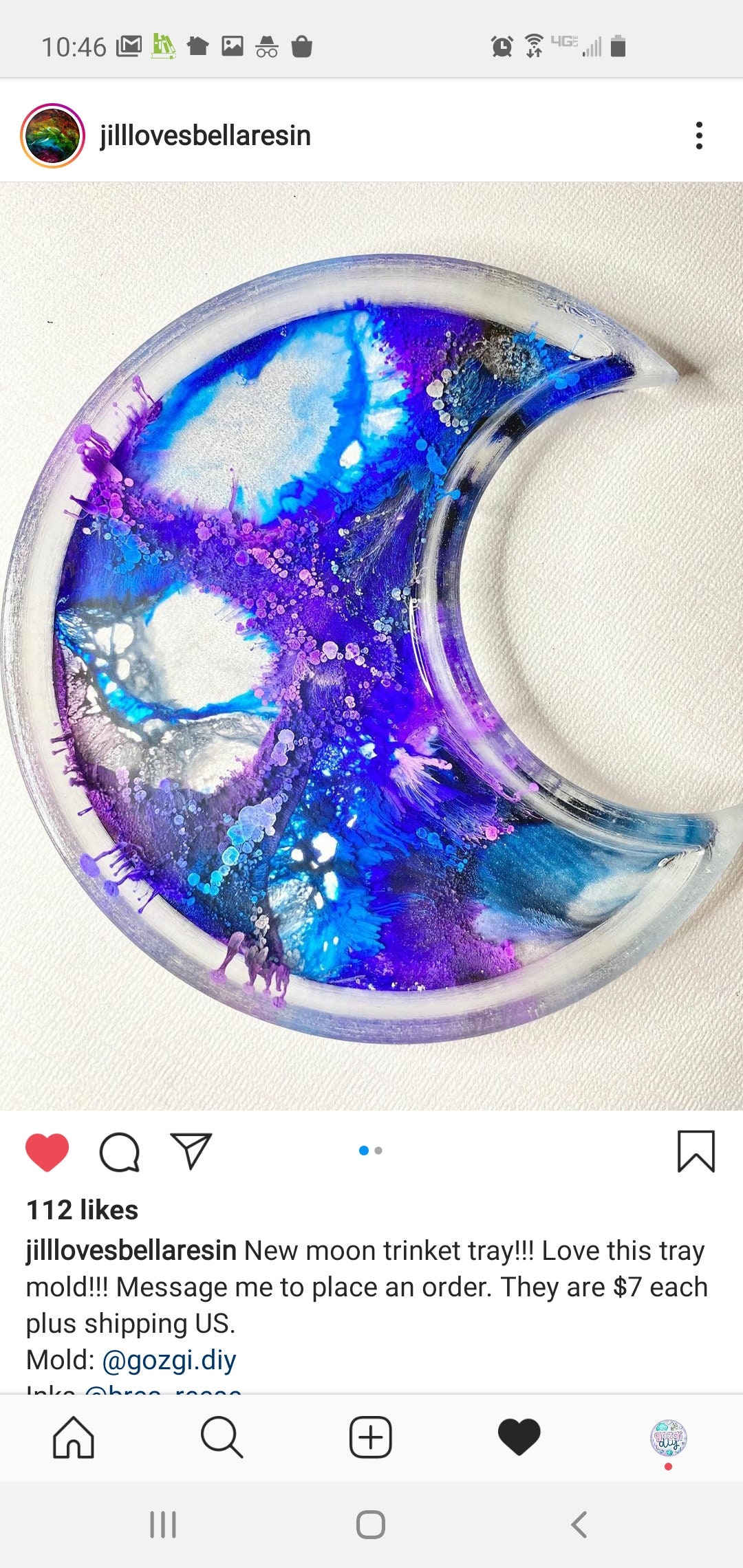 Moon Trinket Tray Dish About 5 Inch Coster Shiny Rounded With - Etsy