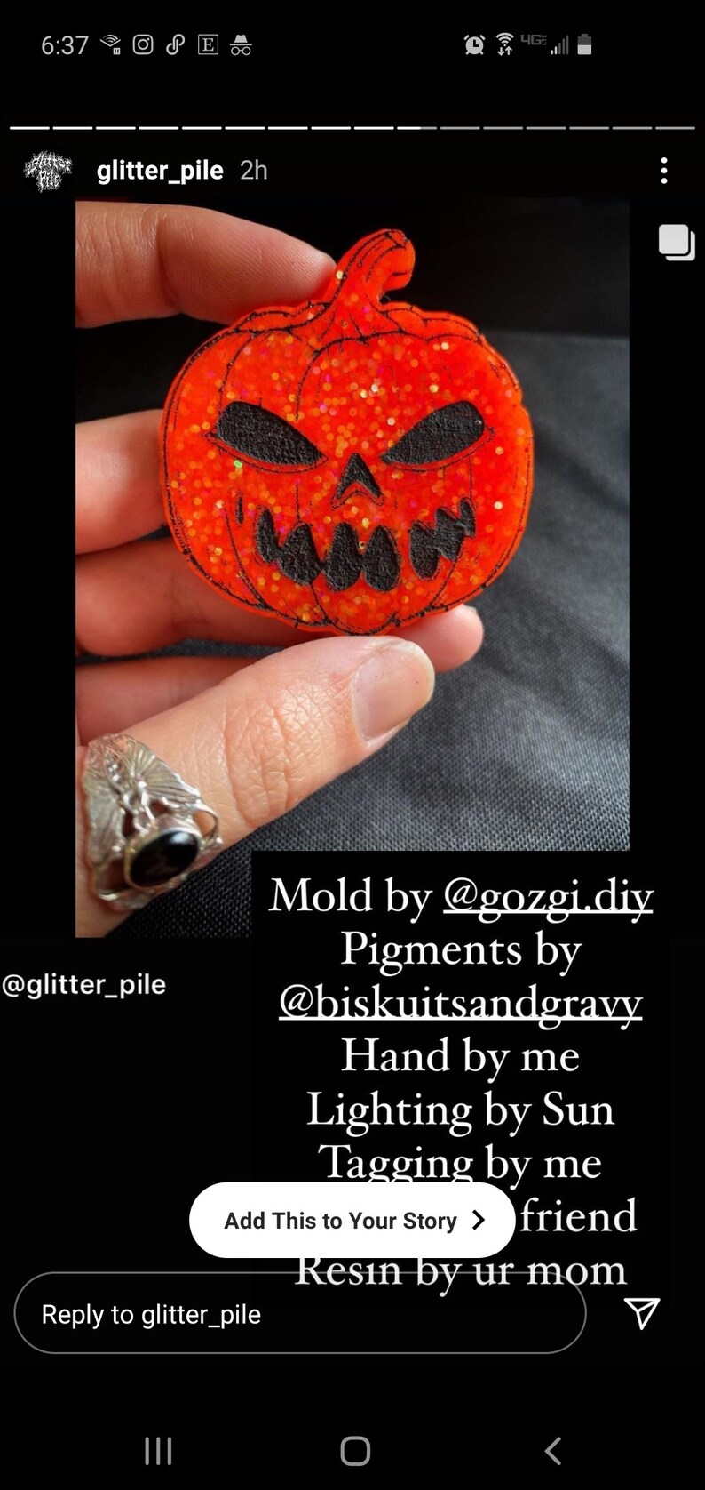 Evil Pumpkin Silicone Mold 2 in and 1/4 Inch Acrylic Jewelery Making ...