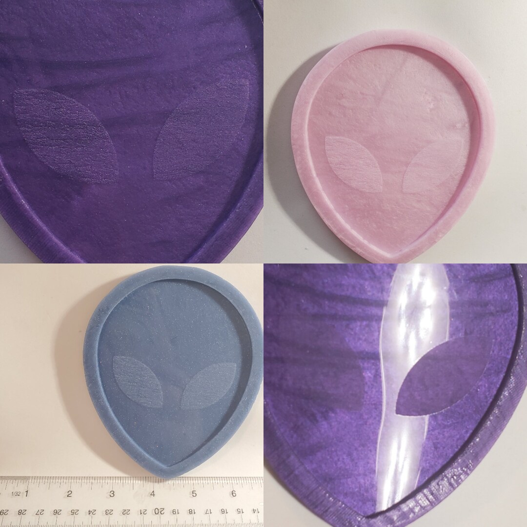 Alien Head Coaster UFO Friendly Alien Coaster About 4.5 Inch and 3\16 ...