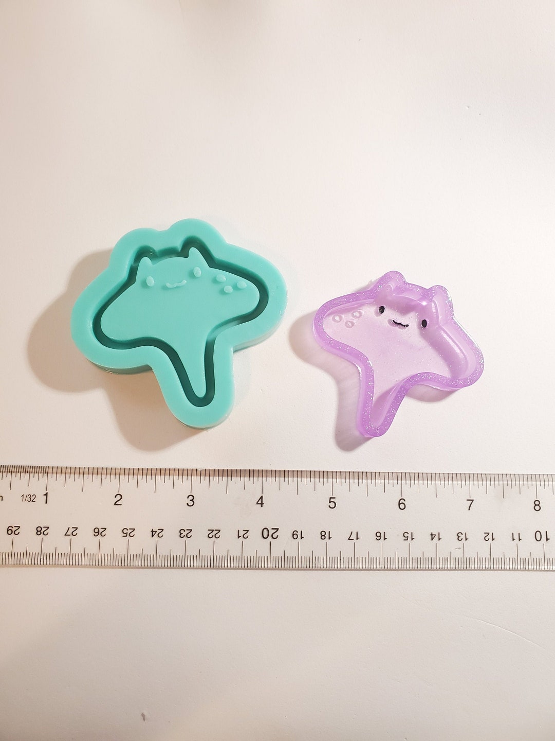 Stingray Shaker Silicone Mold for Jewelery Making Pendant Charms ...