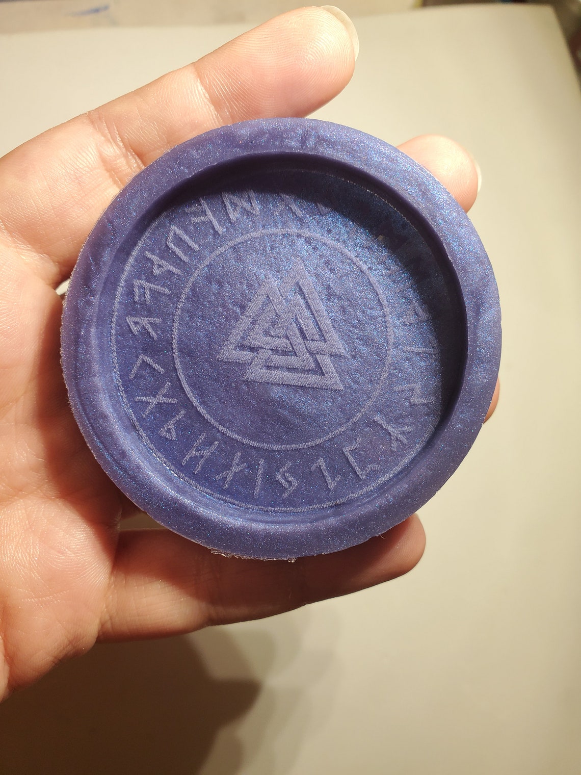 Viking Silicone Mold 2 Inch Valknut Runes 1/4 Inch Thick Acrylic ...