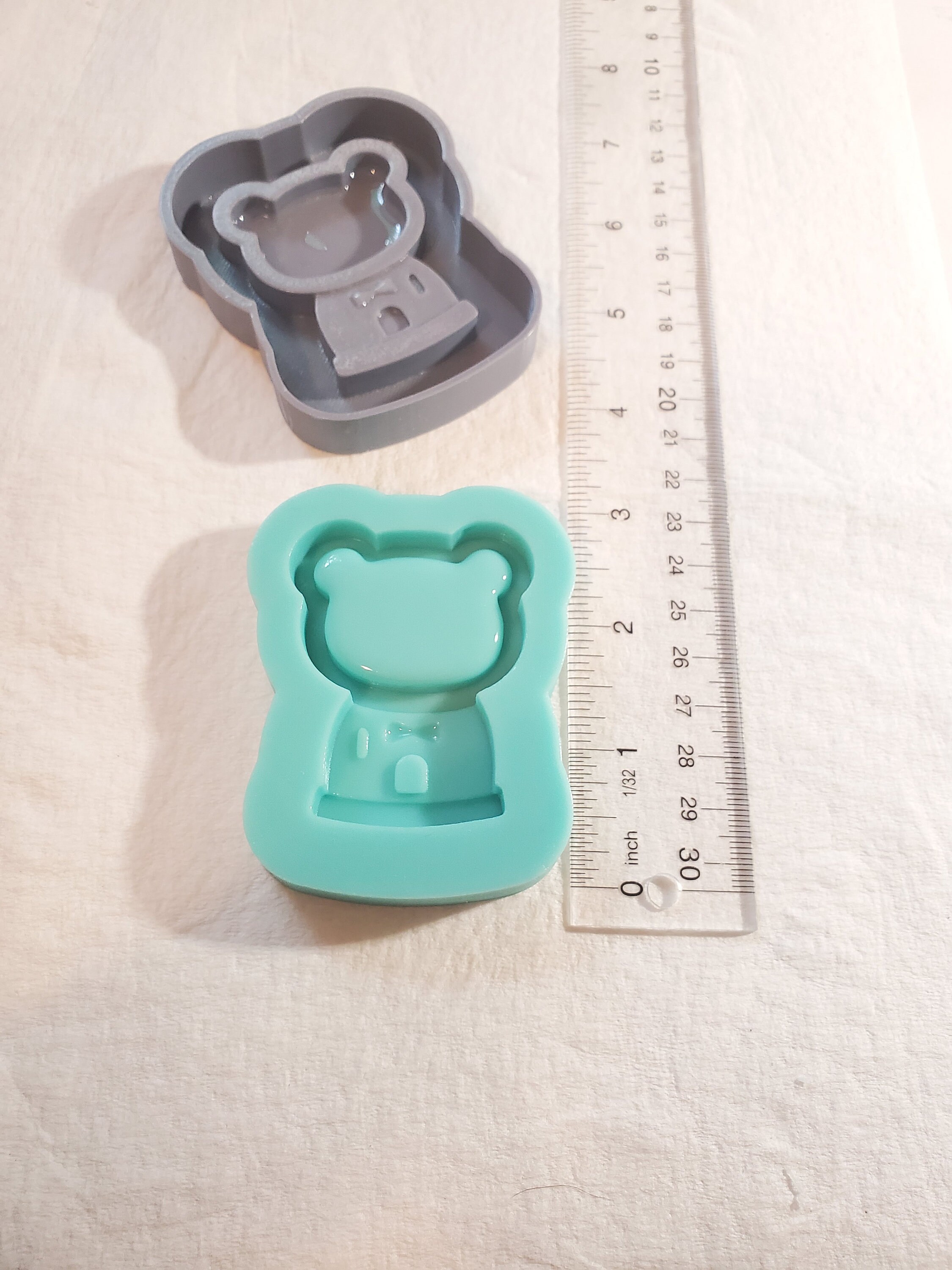 Cubby Kawaii Gumball Machine Bear Shaker 2.5in Silicone Mold | Etsy