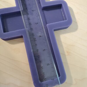 Big and Thick Cross 7 Inch and Almost 1/2 Inch Thick Wall Decor Shiny ...