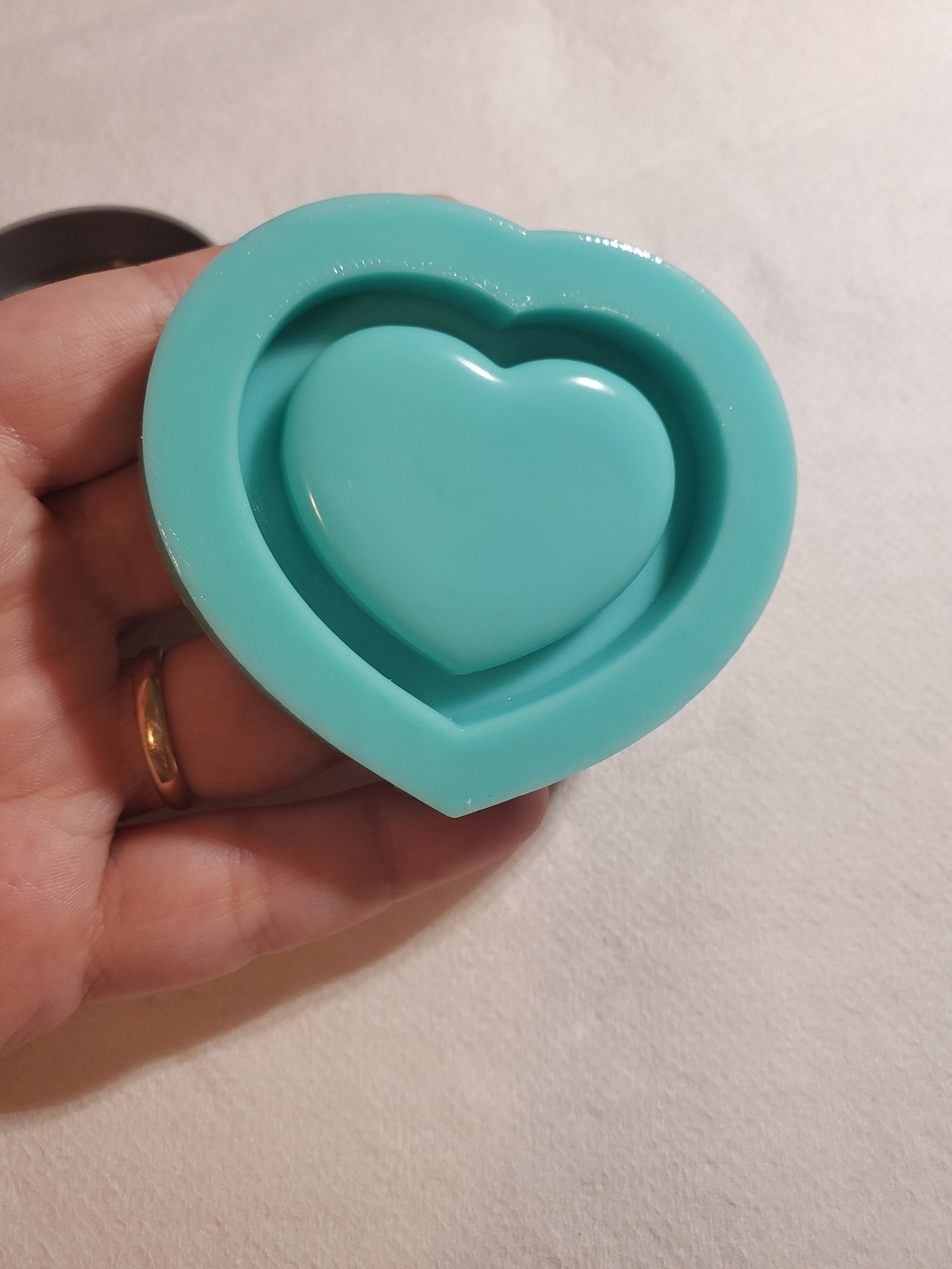Cubby Kawaii Heart Shaker 2in Silicone Mold Jewelery Making - Etsy