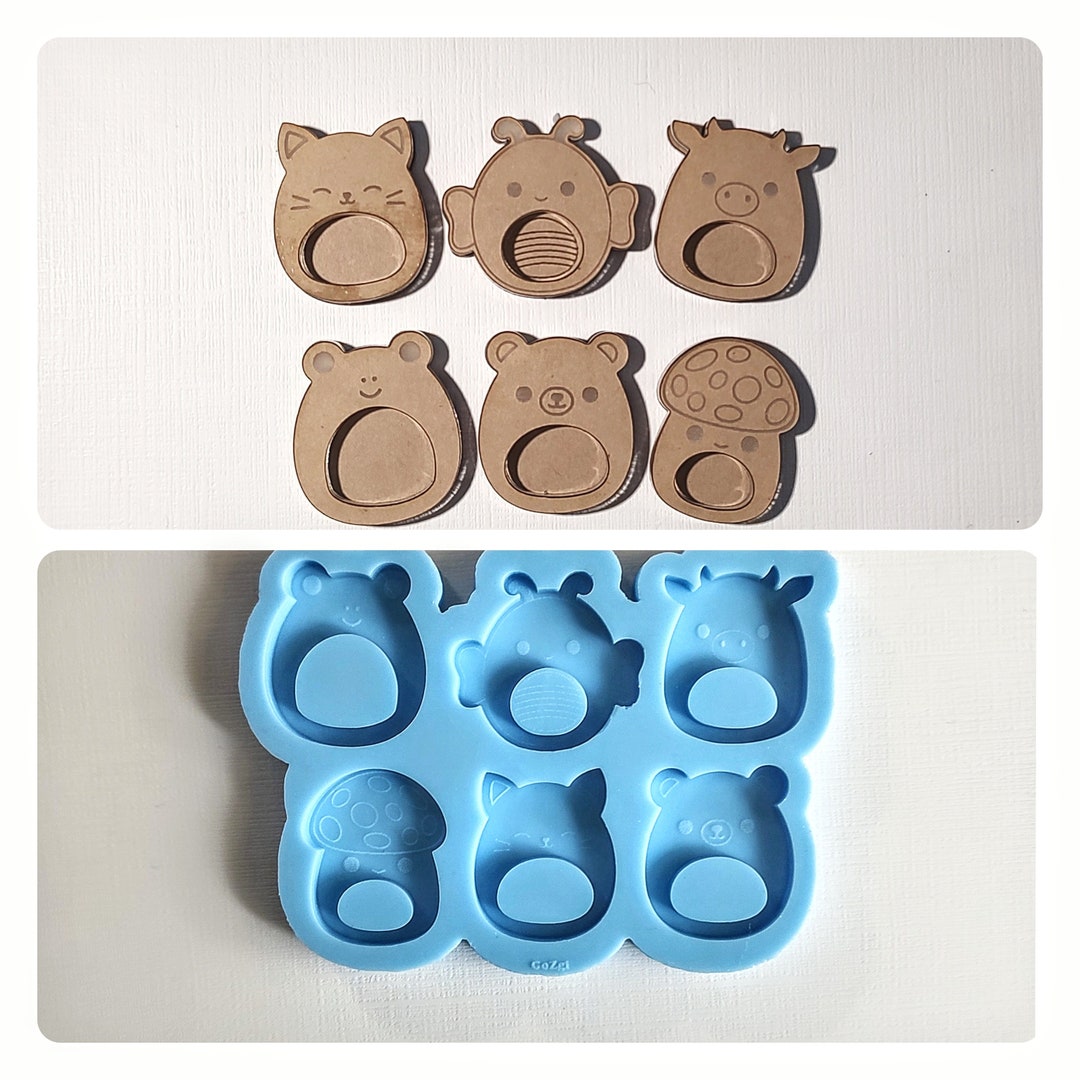 6 Plushy Grip Shakers Size Pallet Set 1.5 Inch Shaker Silicone - Etsy