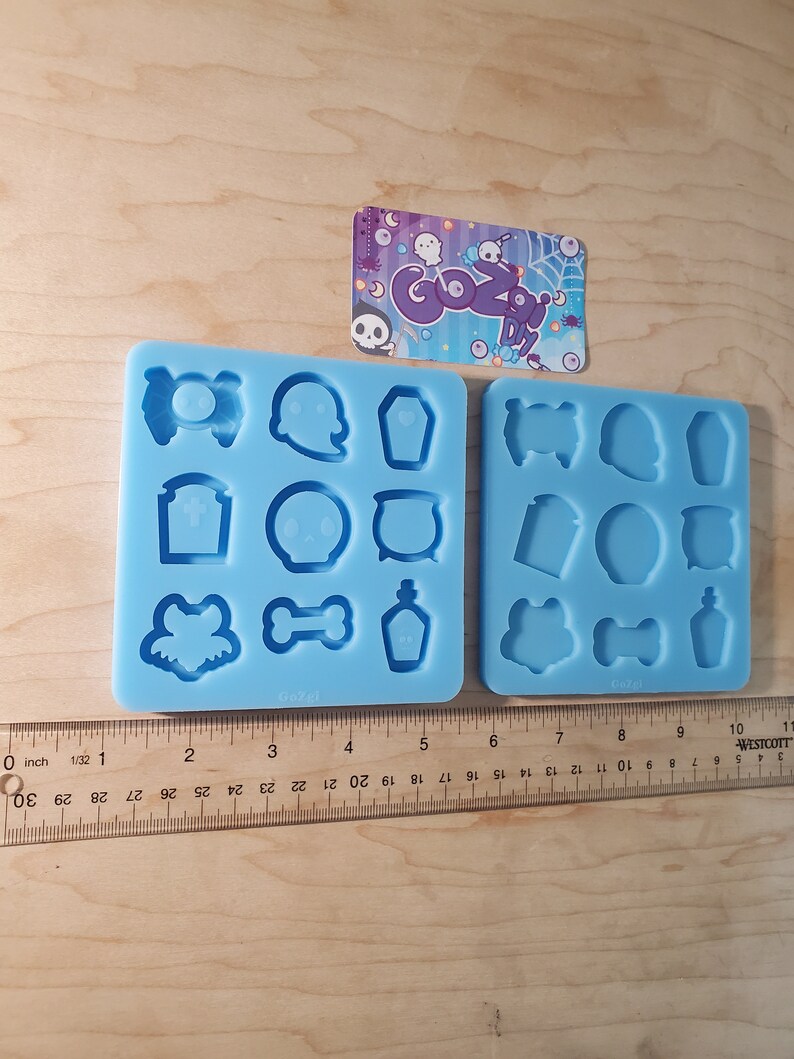 9 Mini DIY EZ Shakers Silicone Mold Pendant Charm Keychain - Etsy