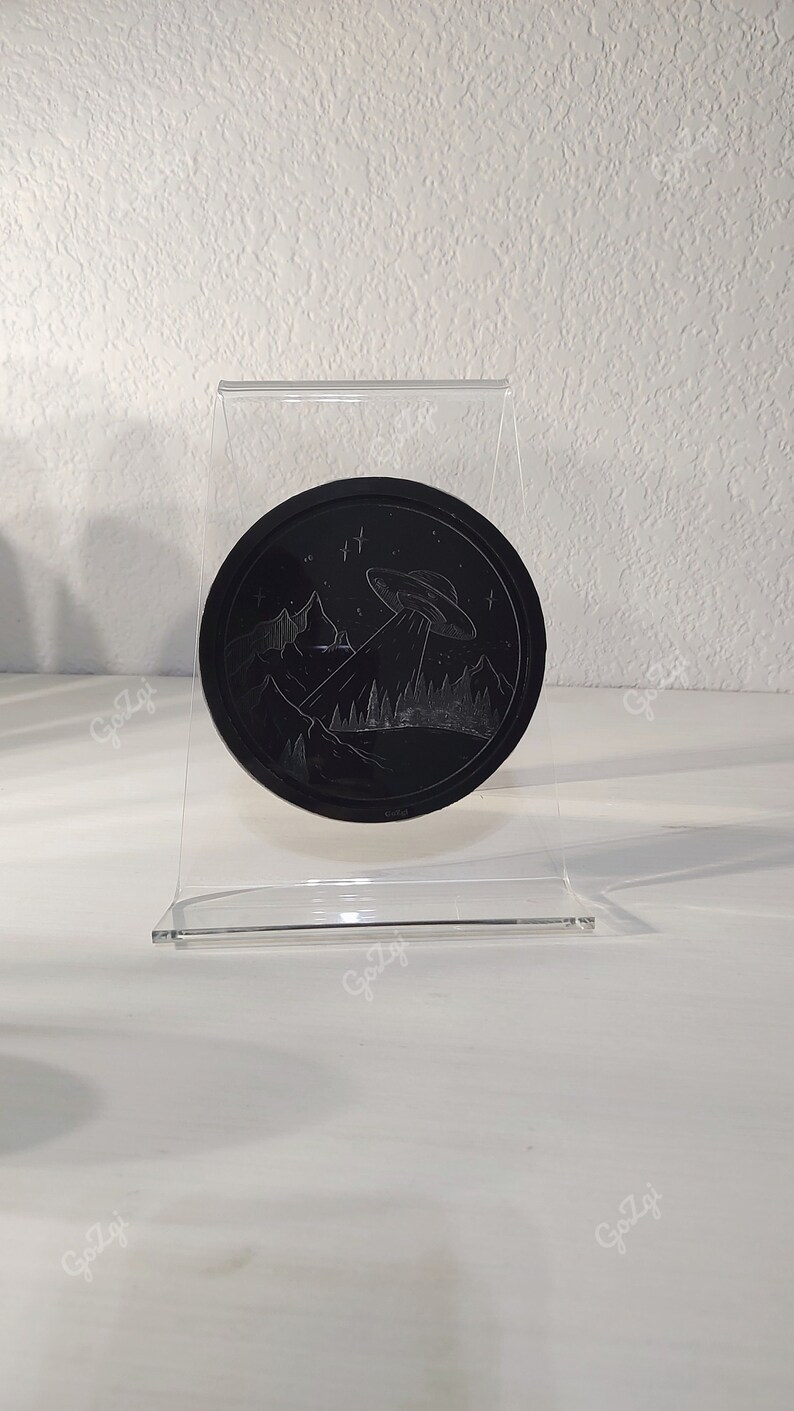 Alien Adaption Coaster Ufo Flying Saucer DIY 4.5 Inch 3/16 - Etsy