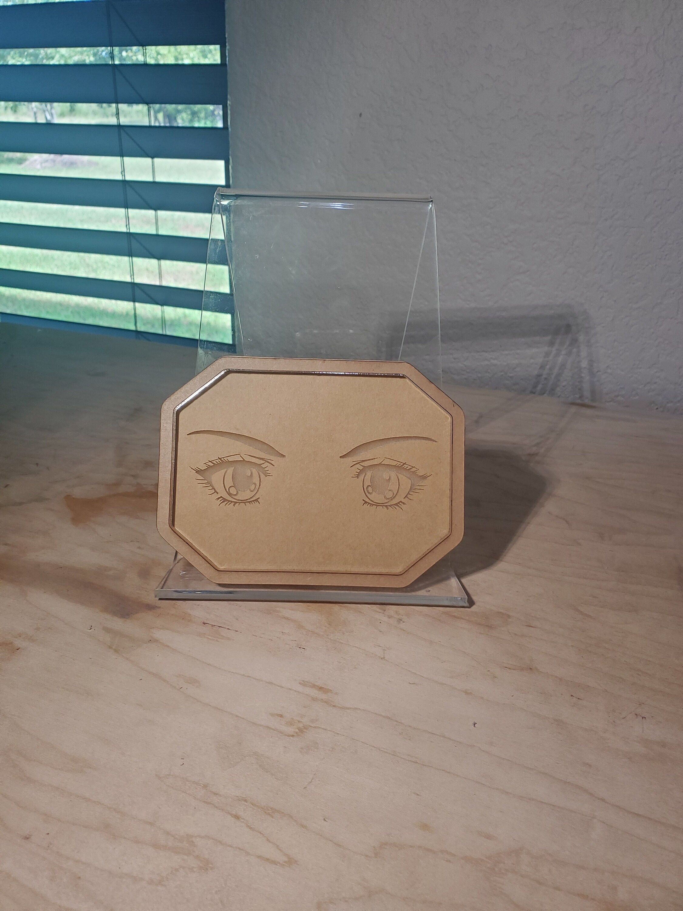 6 Inch Octagon Magical Girl Tray Anime Eyes Silicone Mold | Etsy