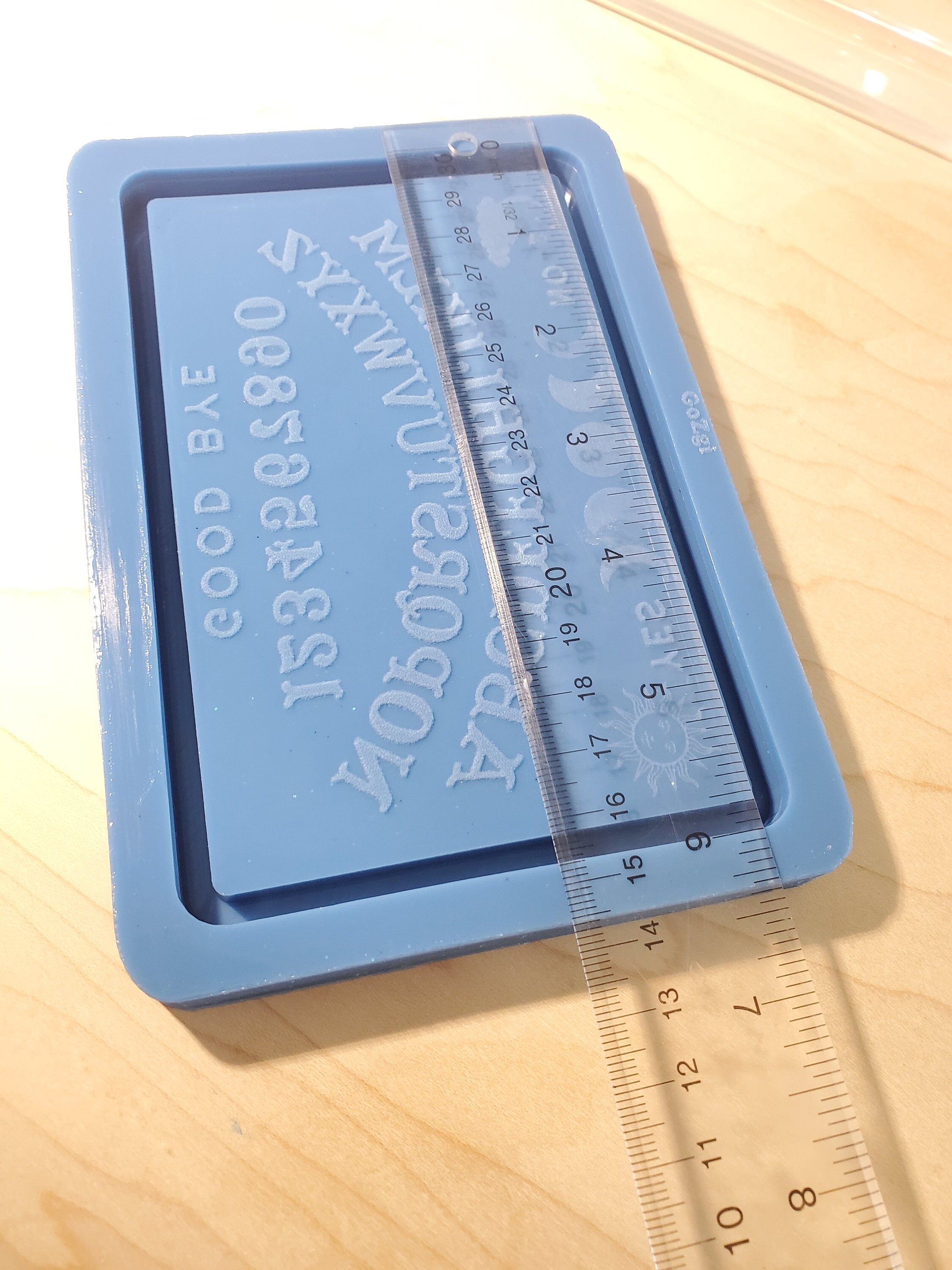 Ouija board 6x4 inch trinket tray dish acrylic coster shiny | Etsy