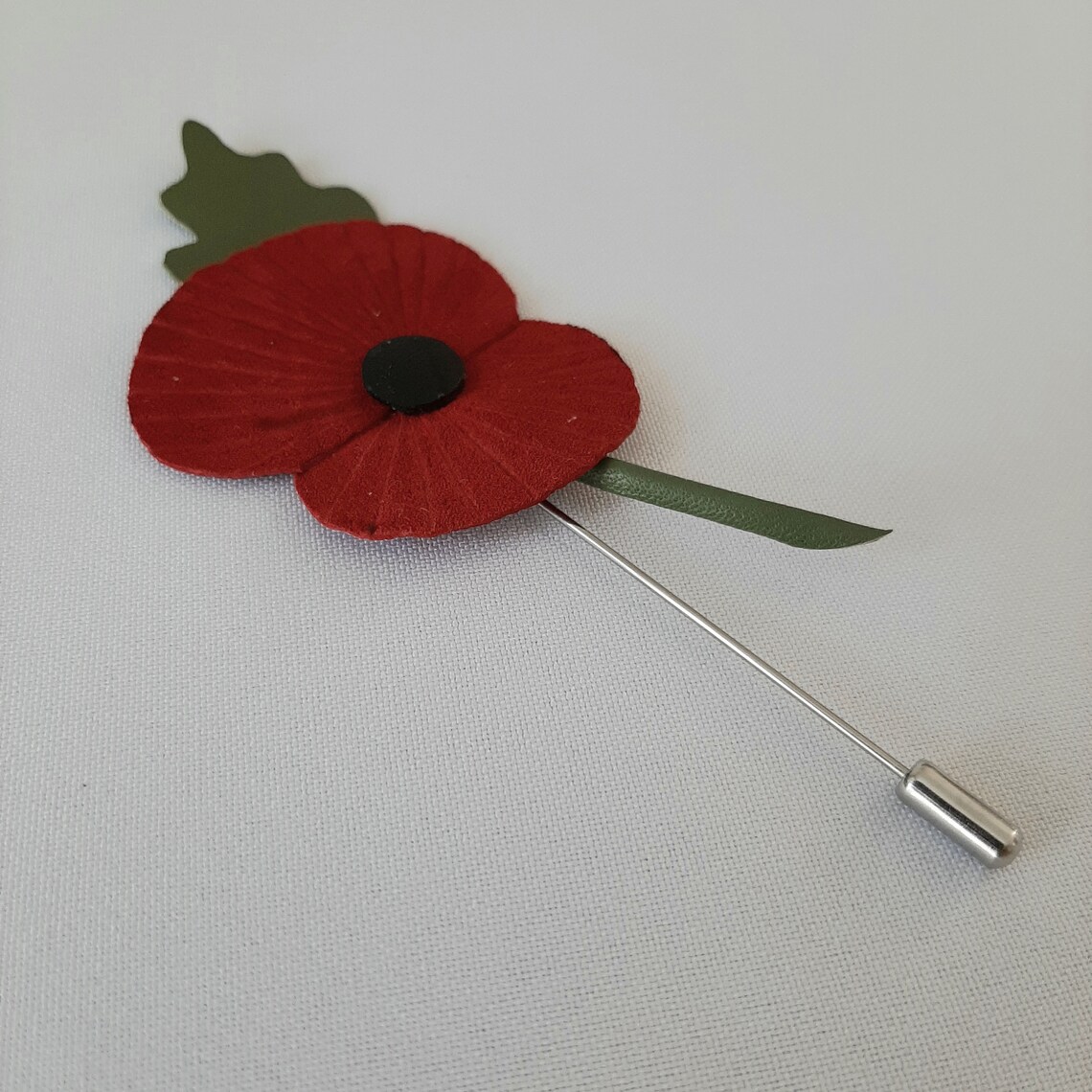 Red poppy Men's lapel pin set of 5 Remembrance day | Etsy